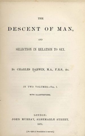 The Descent of Man - CreationWiki, the encyclopedia of creation science